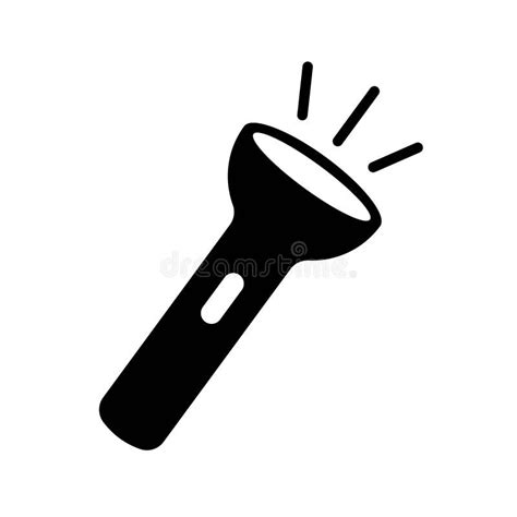Flashlight Icon Stock Vector Illustration Of Hand Signage 361205388