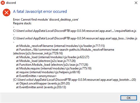 Discord Ptb Not Working For Me After Update Discordapp