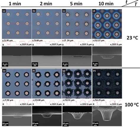 23 Etch Profiles For Tsv Samples Made Using Just Macetch Etching Download Scientific Diagram