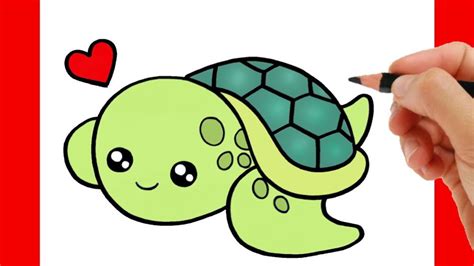 How To Draw A Cute Easy Turtle Meserve Busionea