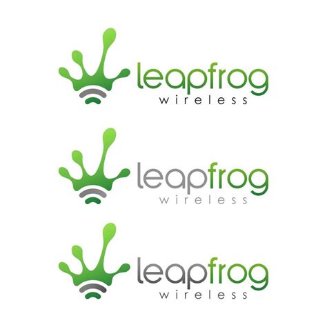Creative Logo Design For Leapfrog Wireless