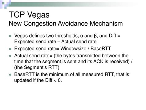 Ppt Tcp Vegas Powerpoint Presentation Free Download Id3723652