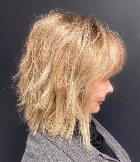 40 Youthful Shaggy Hairstyles For Fine Hair Over 50
