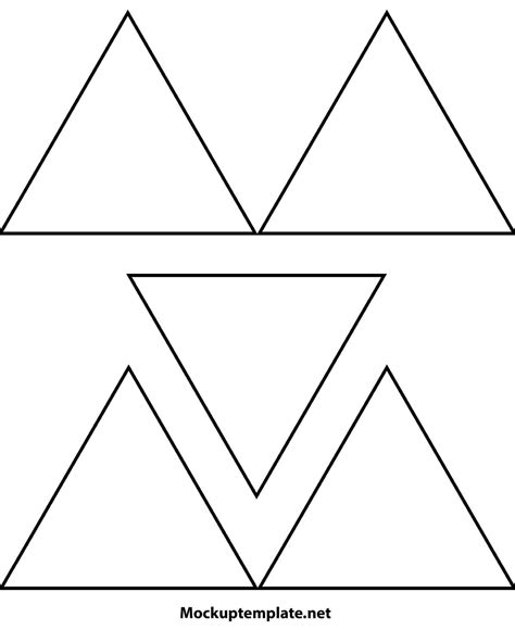 Printable Triangle Templates Free