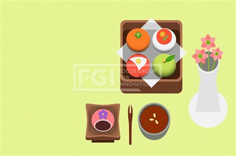 유토이미지 전통다과 012 2023 다도 전통차 꽃병