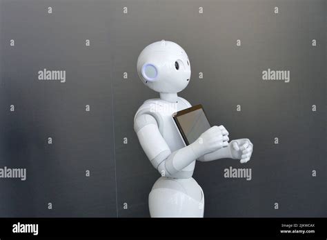 Pepper Social Humanoid Robot Optimized For Human Interaction Through Conversation And His Touch