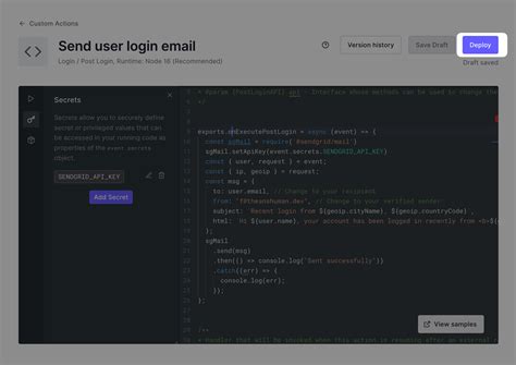 Sending Login Notifications To Users Using Auth0 Actions Anshuman