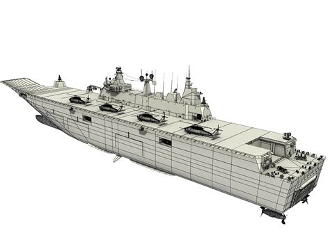 3d Tcg Anadolu Lhd Ship Model Turbosquid 1554232