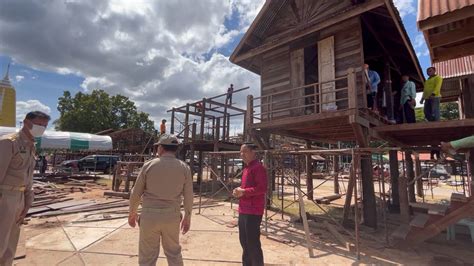 ขอนแก่น สร้างเฮือนโบราณ 26 หลัง หน้าศาลากลางจังหวัด หวังเป็นแลนด์มาร์ค แหล่งท่องเที่ยวแห่งใหม่ใน