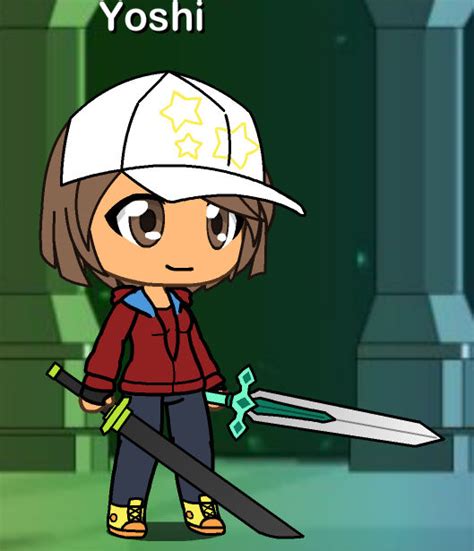 Yoshi Holding Two Swords By Yoshidinosaurus On Deviantart