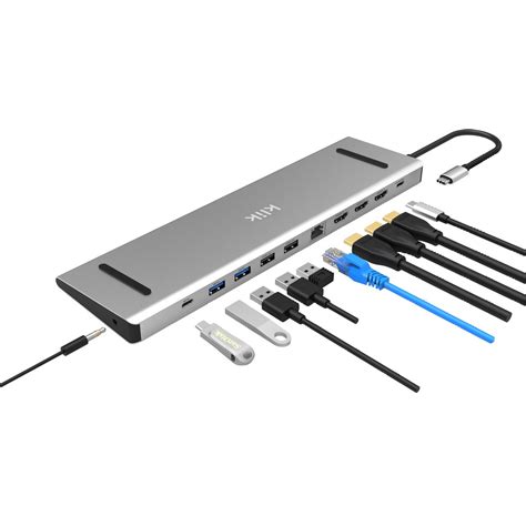 In USB C K Triple Display MST Docking Station With Dual HDMI DP Simplecom CHT InkStation