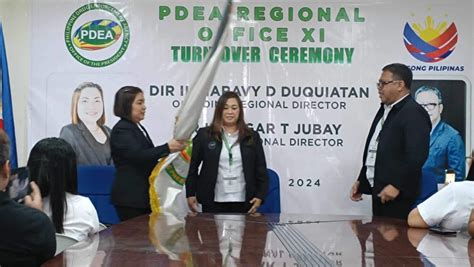 New Pdea 11 Director Assumes Post News Fort Your Choice For News