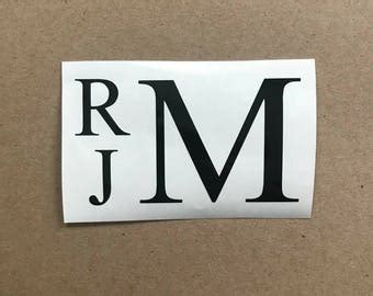Masculine Monogram Etsy