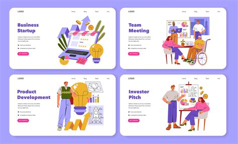 Business Startup Flat Illustration 48723945 Vector Art At Vecteezy