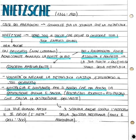 Appunti Su Friedrich Nietzsche Appunti Di Filosofia Docsity