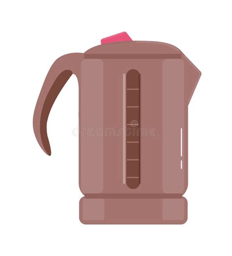Klassieke Ketel Met Handgreep En Stevig Pictogram Koffietheepot Met