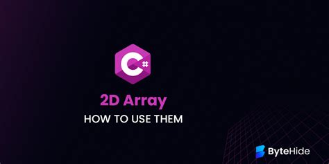 2d Arrays In C How To Use Them Dev Community