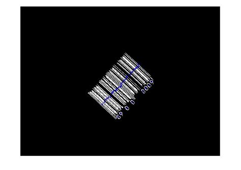 Image Processing How To Draw A Straight Across The Centroid Points Of