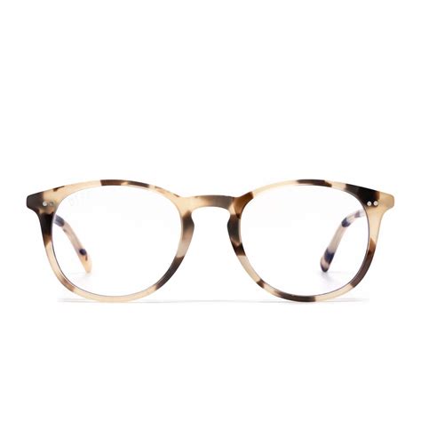 Jaxson Round Glasses Cream Tortoise Diff Eyewear