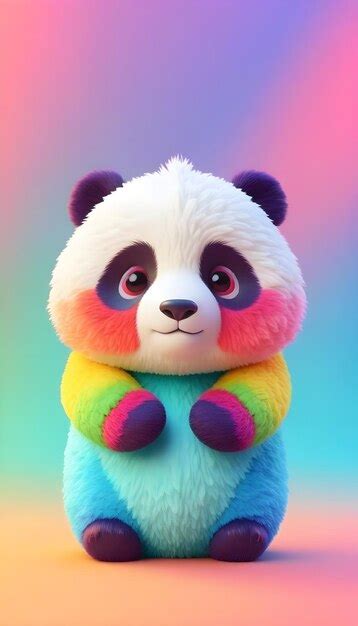 65 000 Rainbow Panda Pictures