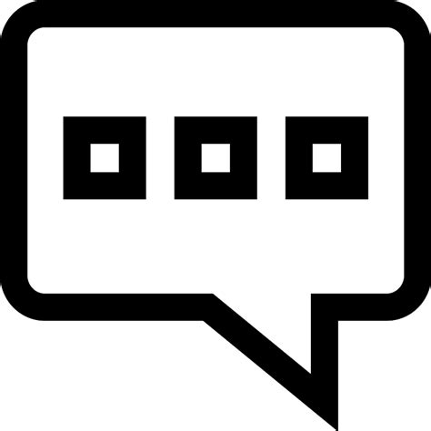Chat Speech Bubble Vector SVG Icon SVG Repo