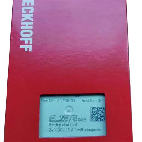 New In Stock Beckhoff Module Ethercat Terminals Digital Output El2878