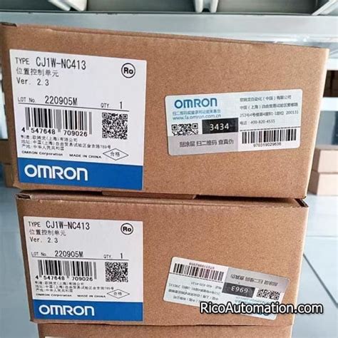 Unidades de control de posición OMRON CJ1W NC413 Proveedor de piezas
