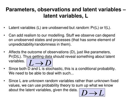 Ppt Statistical Modelling And Latent Variables Powerpoint