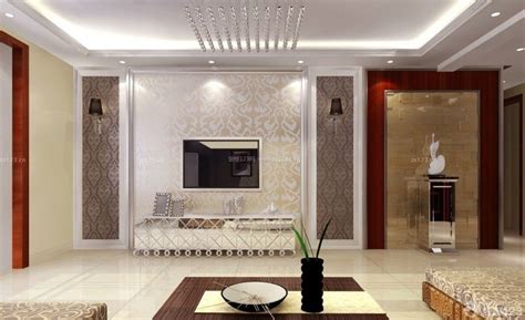 时尚家装墙纸电视背景墙欣赏 装信通网效果图