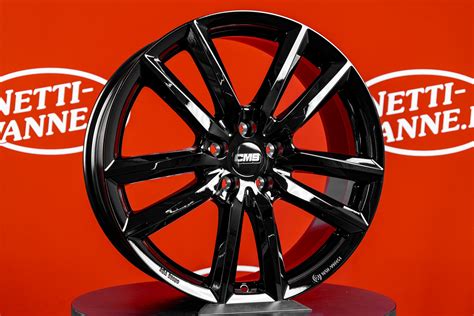 Cms C27 Gloss Black Alumiinivanteet 7 5x17 5x112 Et41 Ø57 1 Nettivanne Fi