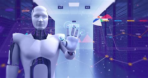 휴머노이드 로봇 모니터링 서버 3d 일러스트레이션 렌더링 0명에 대한 스톡 사진 및 기타 이미지 0명 3차원 형태 4k해상도 Istock