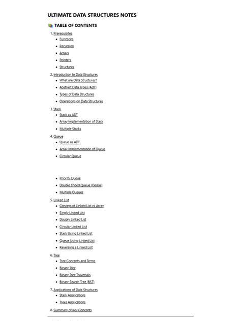 Ultimate Data Structures Notes Pdf Queue Abstract Data Type