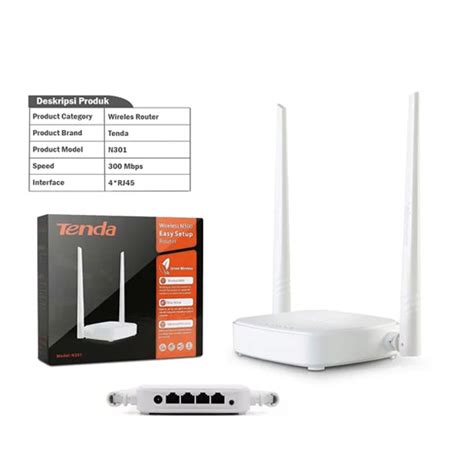 Tenda N301 Wireless N300 Easy Setup Router Price In Bangladesh