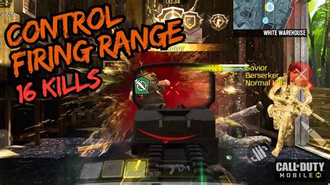 16 Kills In Control Firing Range Call Of Duty Mobile Codm Youtube