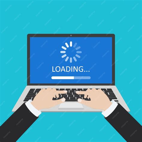 Premium Vector System Software Update And Upgrade Concept Loading
