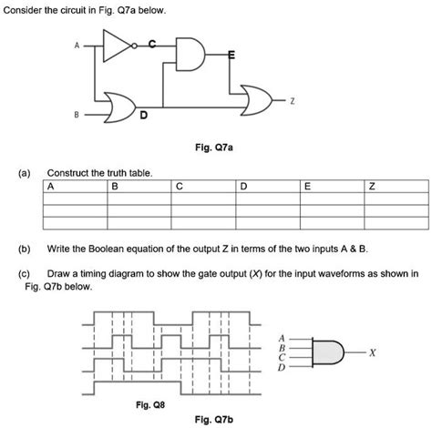 solved consider the circuit in fig q7a below fig q7a a construct the