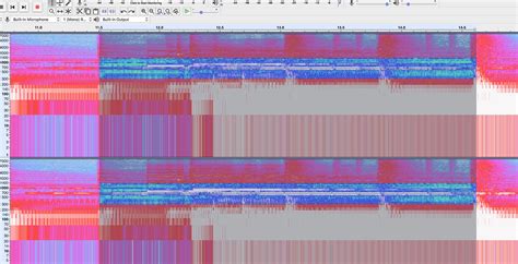 can t delete a selected block while in spectrogram view macos audacity forum