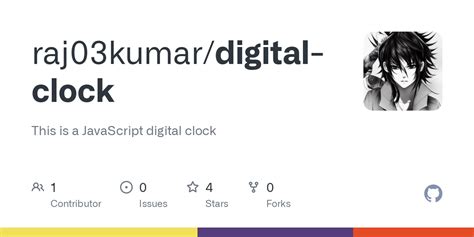 Github Raj Kumar Digital Clock This Is A Javascript Digital Clock