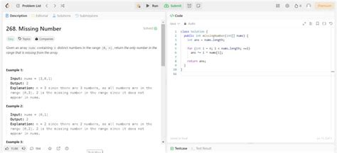 Leetcode100days Challenge Find The Missing Number In Range Shreatha Palanisamy Posted On The