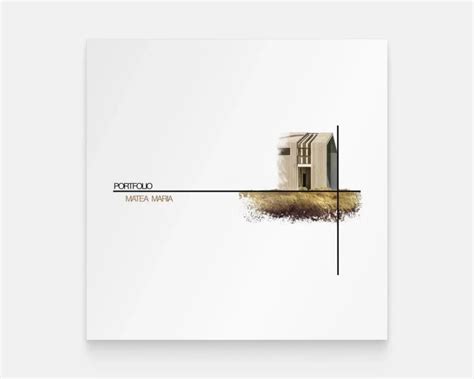 Architecture Portfolio Cover Page Design
