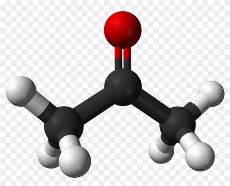 Acetone 3d Balls Acetone Ball And Stick Model Hd Png Download 1100x860 1215704 Pngfind