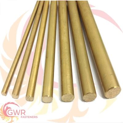 Brass Round Bar Rod Cz121 4mm 5mm 6mm 7mm 8mm 10mm 12mm 16mm 18mm
