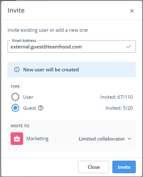 Guest Users Teamhood