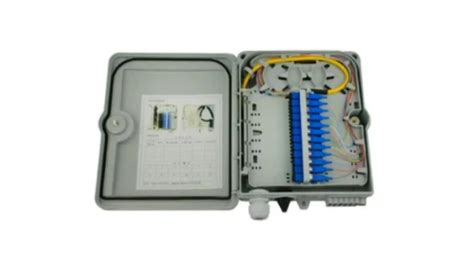 Optical Fiber FTTH ABS 4 Ports Access Terminal Box Patch Panel Outlet Stock China Fiber Optic
