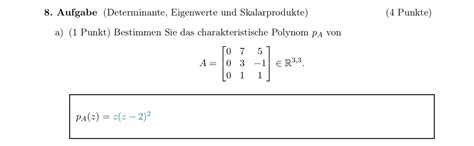 Wo Ist Mein Fehler Charakteristisches Polynom Rechnen Funktion Mathematiker Wo Ist Mein Fehler Charakteristisches Polynom Rechnen Funktion Mathematiker