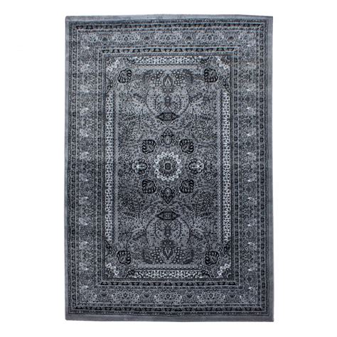 Tapis Orient 80x150 Rectangle Gris Tissé Motifs Orientaux Bisko Leroy Merlin