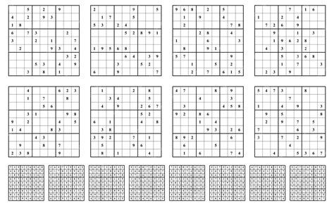 Premium Vector Sudoku Game Set With Answers Simple Vector Design Blank Template