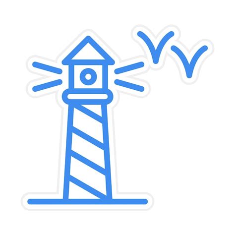 Premium Vector Lighthouse Vector Illustration