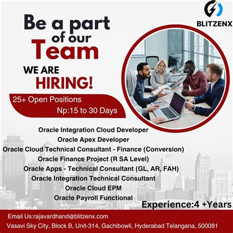 Blitzenxsolutions Oracle Oraclecloud Oic Apex Oraclefinance Epm… Rajavardhan Dasari