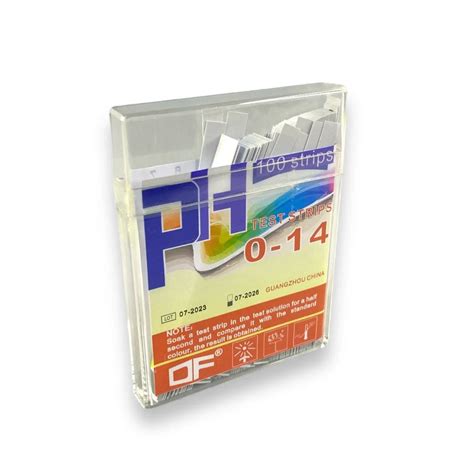 quimicenter papel indicador de ph 0 14 100 tiras